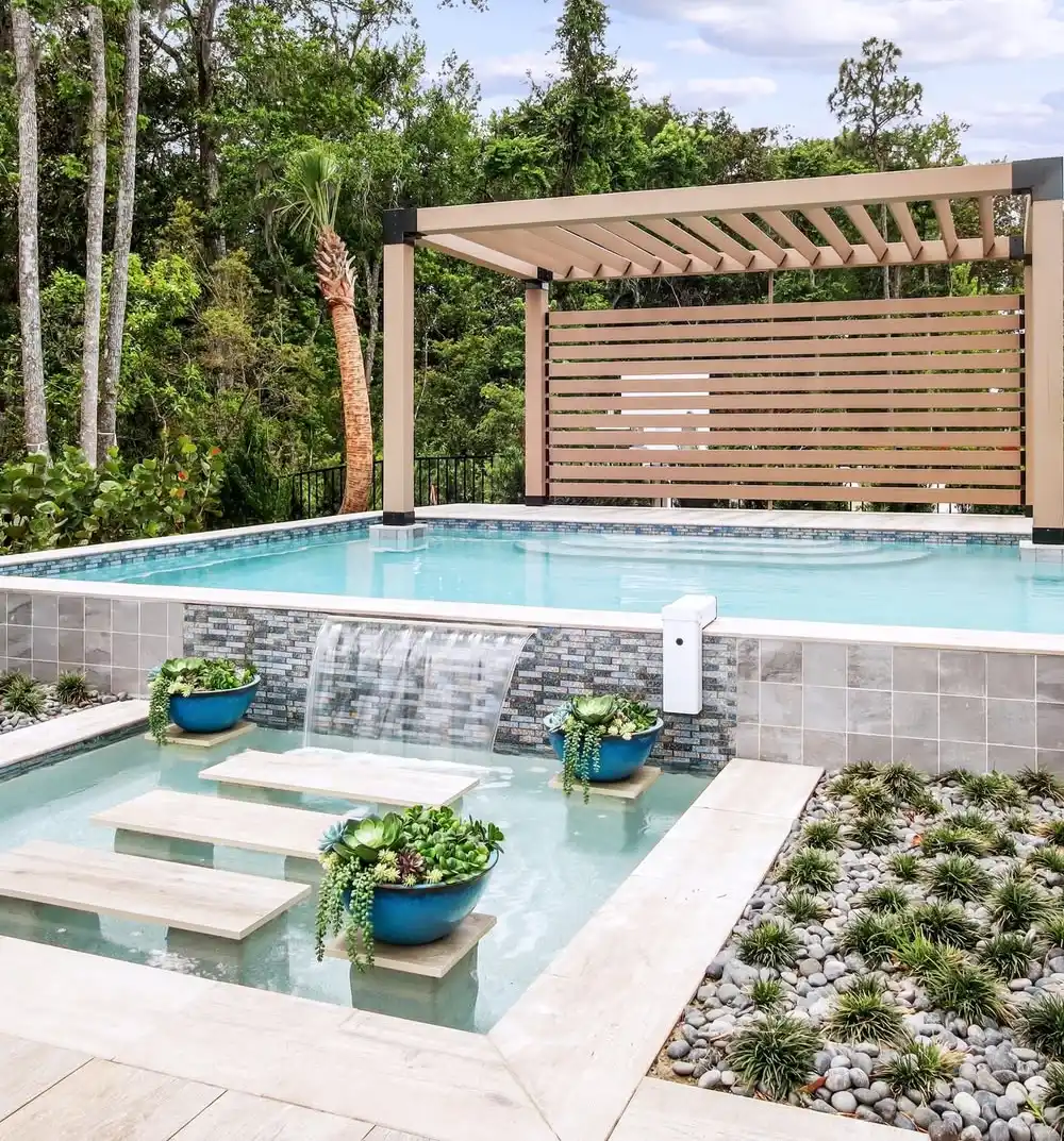 19 Refreshing Poolside Planter Ideas