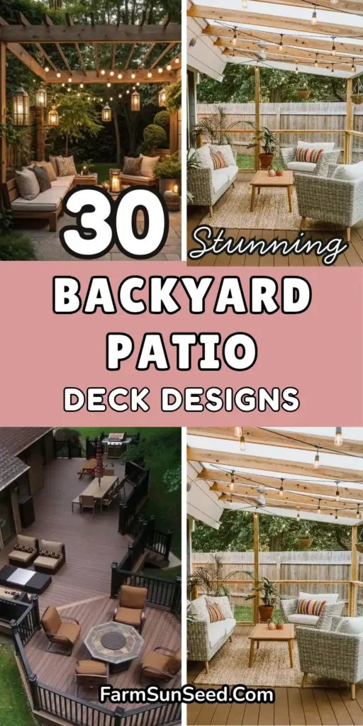 30 Stunning Backyard Patio Deck Ideas: Luxury Outdoor Spaces Made Simple