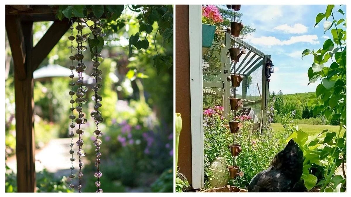 31 Beautiful DIY Rain Chain Ideas (Create Your Own Now For The Rainy ...