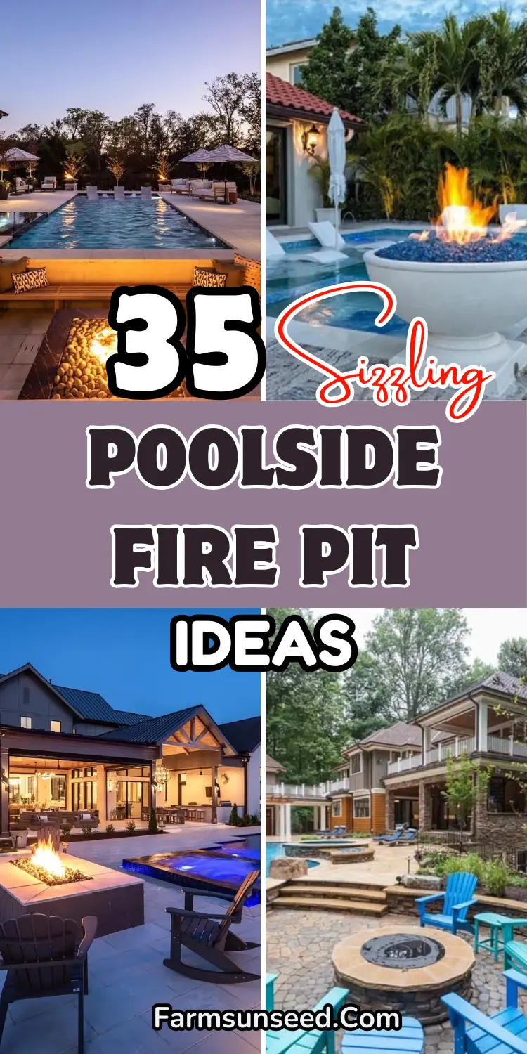 35 Sizzling Poolside Fire Pit Ideas to Ignite Your Backyard Oasis