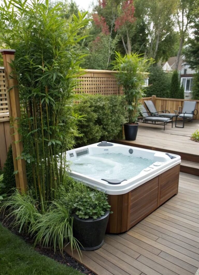 35 Fantabulous Hot Tub Patio Ideas On A budget