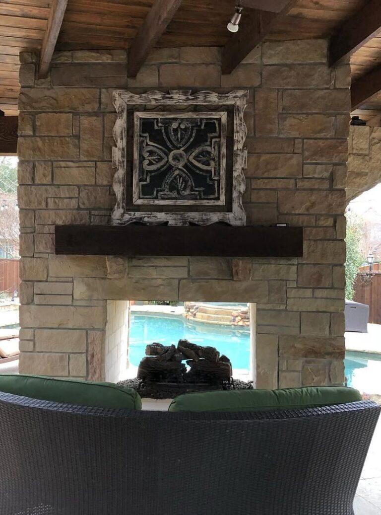 35 Epic Outdoor Stone Fireplace Ideas to Transform Your Yard