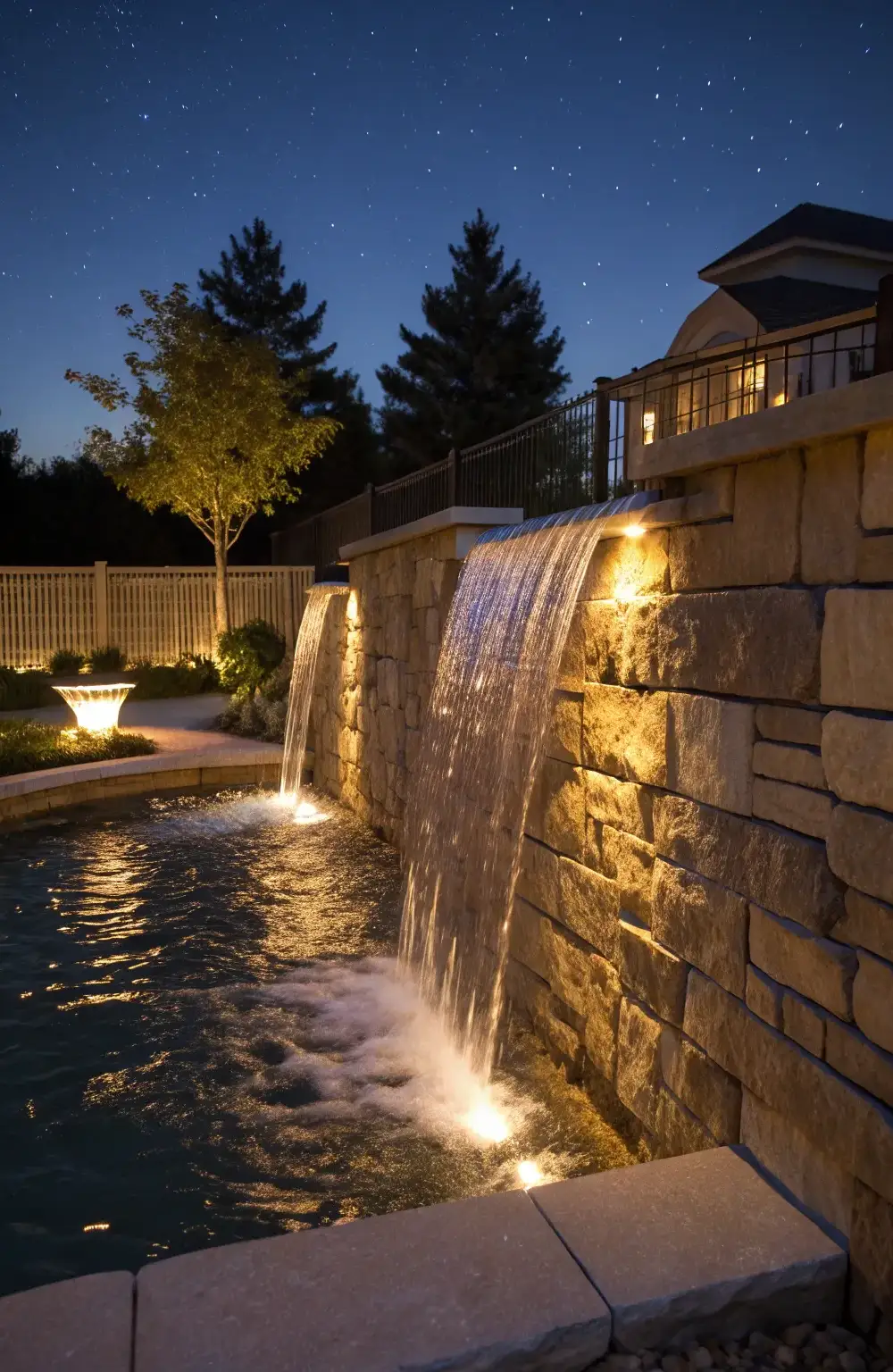 40 Natural-Looking Backyard Waterfall Ideas That Instantly Boost Your ...
