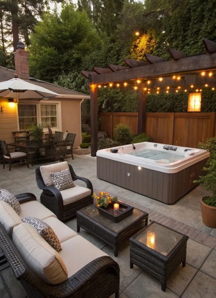 35 Fantabulous Hot Tub Patio Ideas On A budget