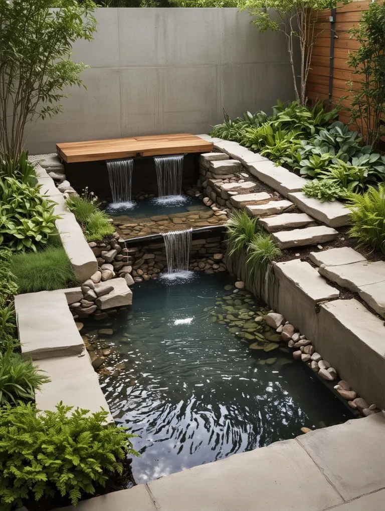 40 Natural-Looking Backyard Waterfall Ideas That Instantly Boost Your ...