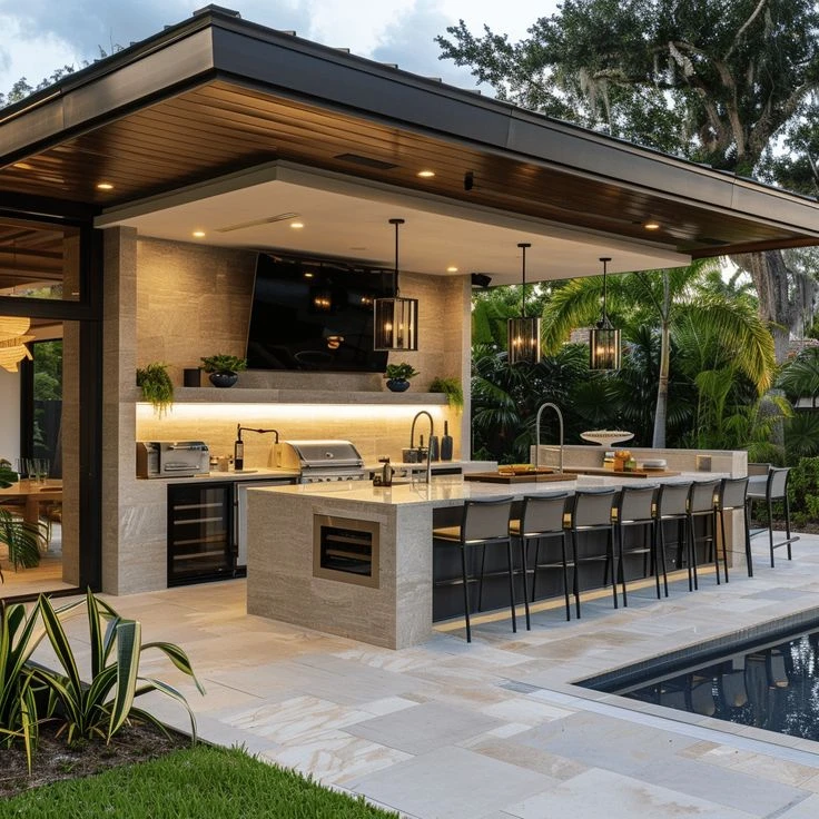 25 Sizzling Outdoor Kitchen Ideas That’ll Make You Cancel Restaurant ...