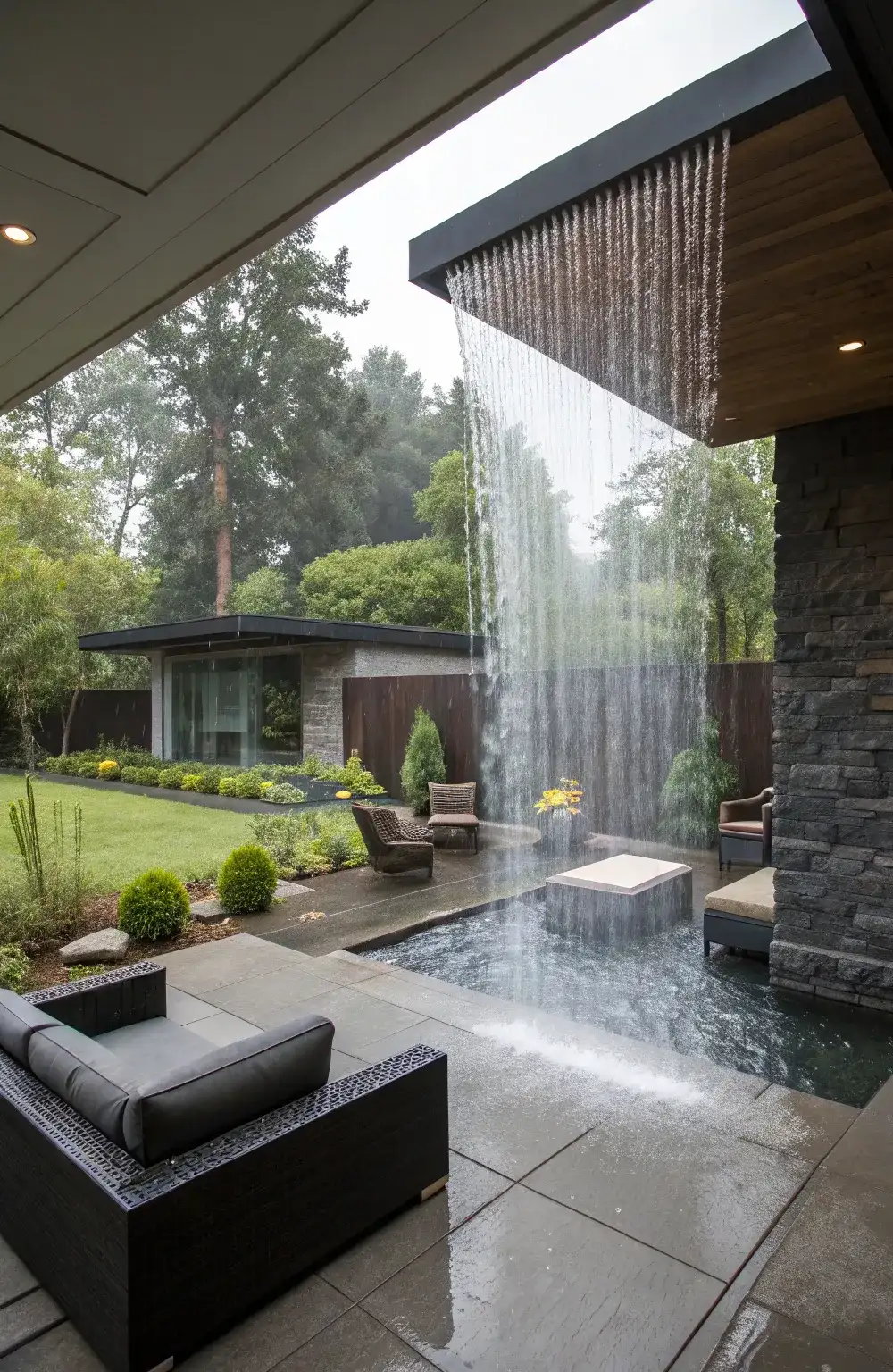 40 Natural-Looking Backyard Waterfall Ideas That Instantly Boost Your ...