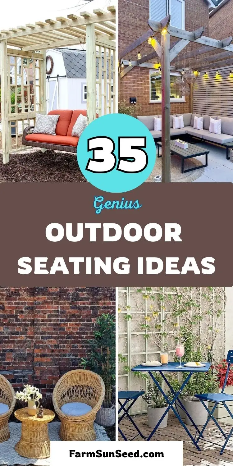 35 Genius Outdoor Seating Ideas That Will Completely Wow You
