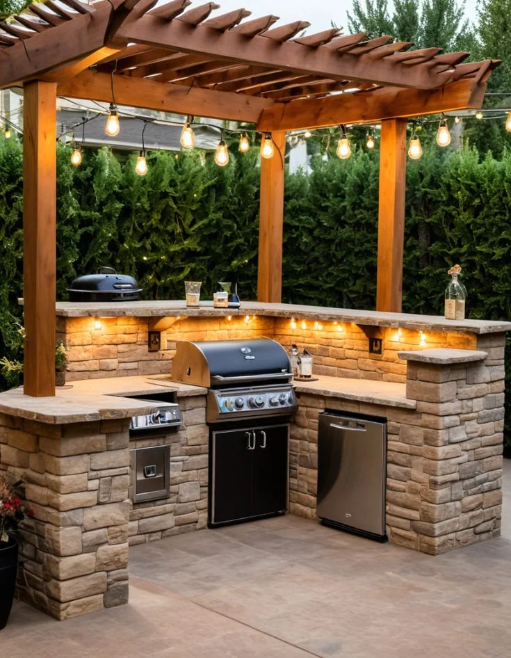 40 Outdoor BBQ Area Ideas That Make Cooking Outside Easy