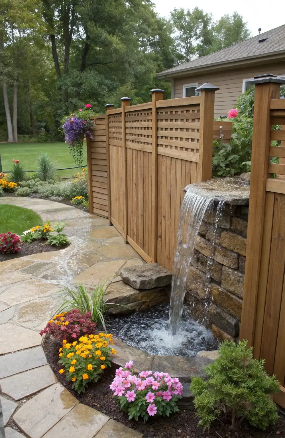 40 Natural-Looking Backyard Waterfall Ideas That Instantly Boost Your ...