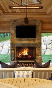 35 Epic Outdoor Stone Fireplace Ideas to Transform Your Yard