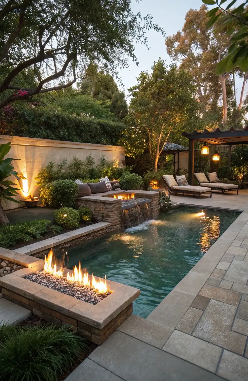 35 Sizzling Poolside Fire Pit Ideas to Ignite Your Backyard Oasis