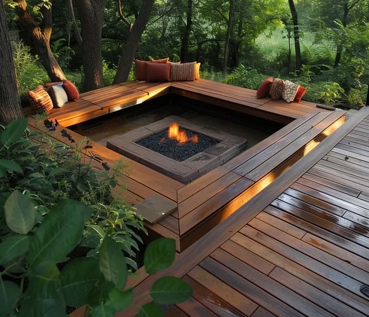 35 Low-Cost Sunken Fire Pit Ideas For Cozy Backyard (To Give It A Rich ...