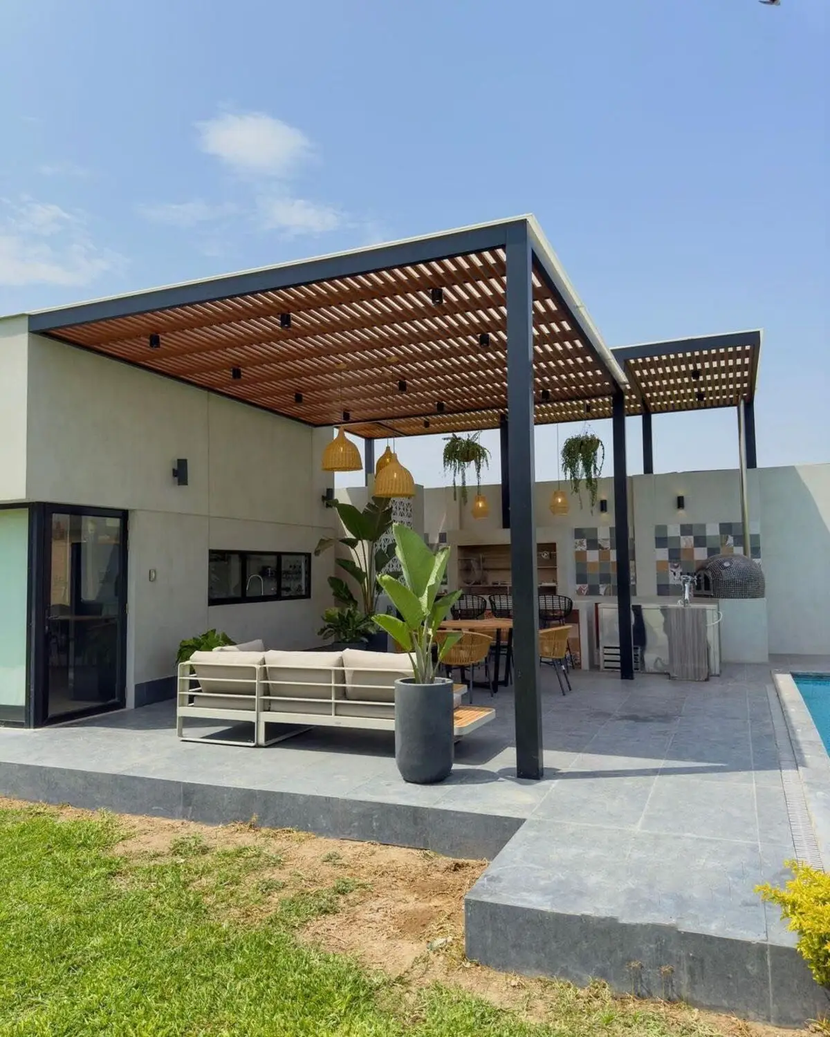 34 Creative Covered Pergola Designs That Add Style and Shelter to Your ...