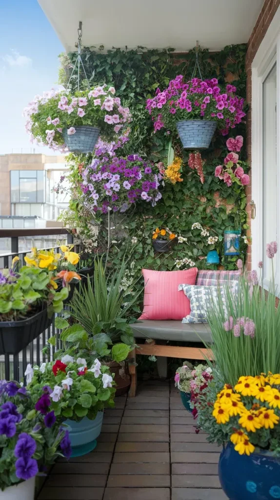 40 Different Ways To Decorate Balcony Garden Ideas (Low-Maintenance ...