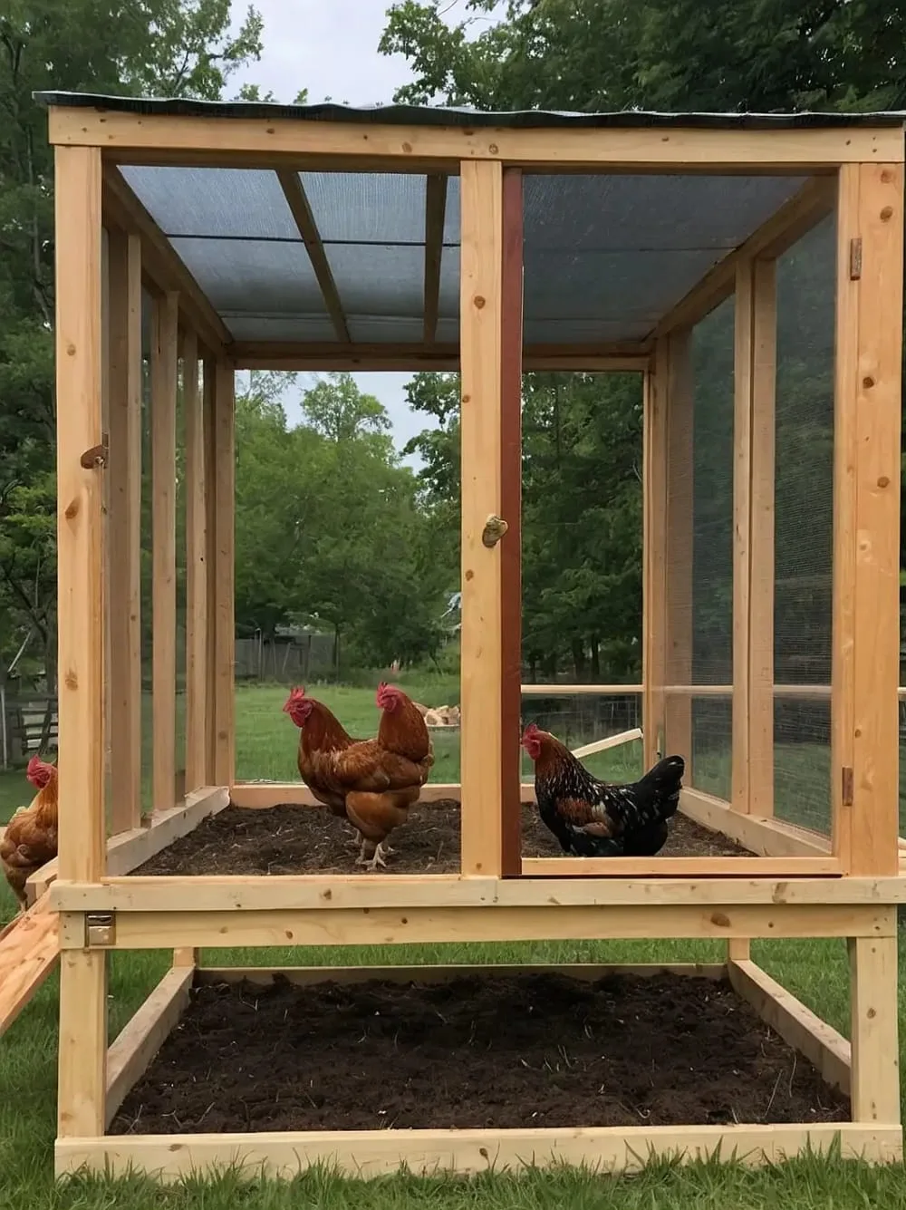 Functional Inside Chicken Coop Designs (30 Easy To Clean Interior Ideas)