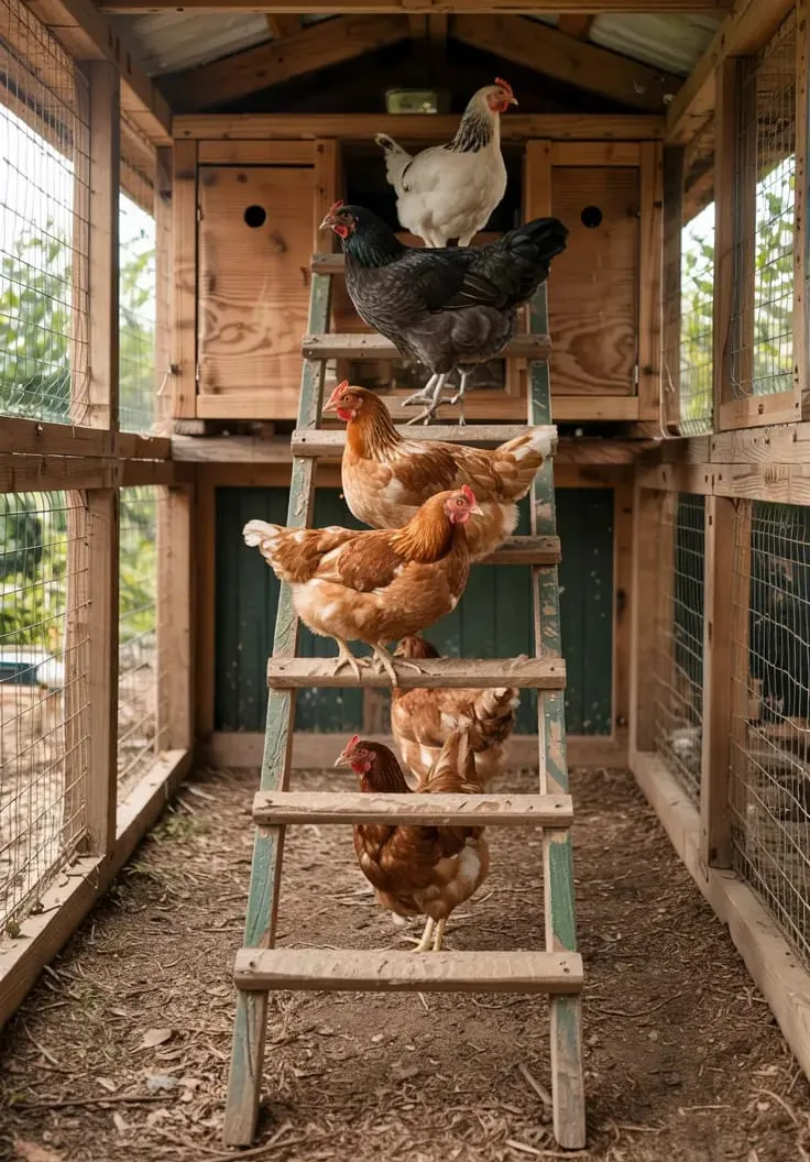 Functional Inside Chicken Coop Designs (30 Easy To Clean Interior Ideas)
