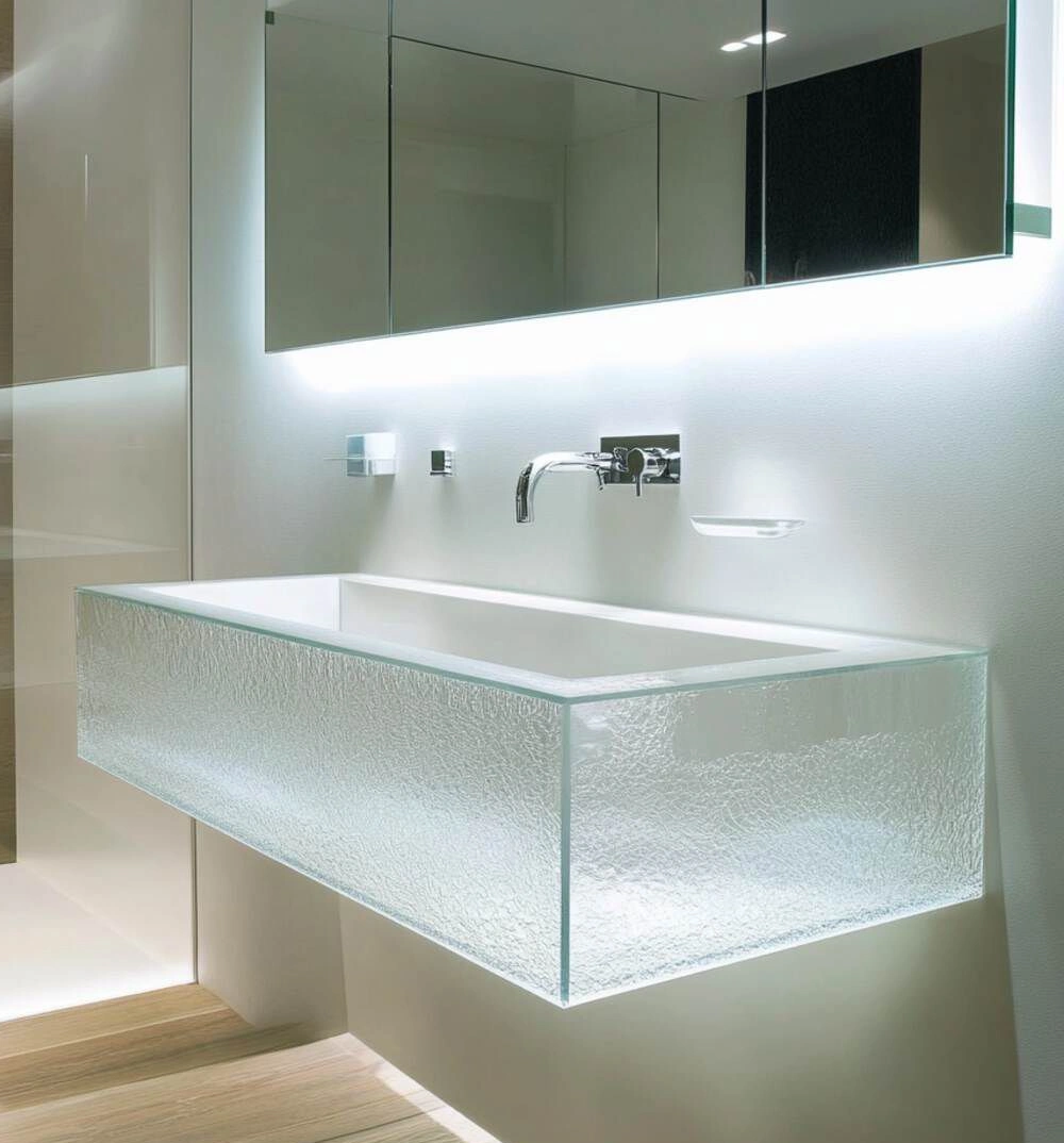 35 Unique Floating Vanity Ideas With Mirror For Small Bathrooms (Sleek ...