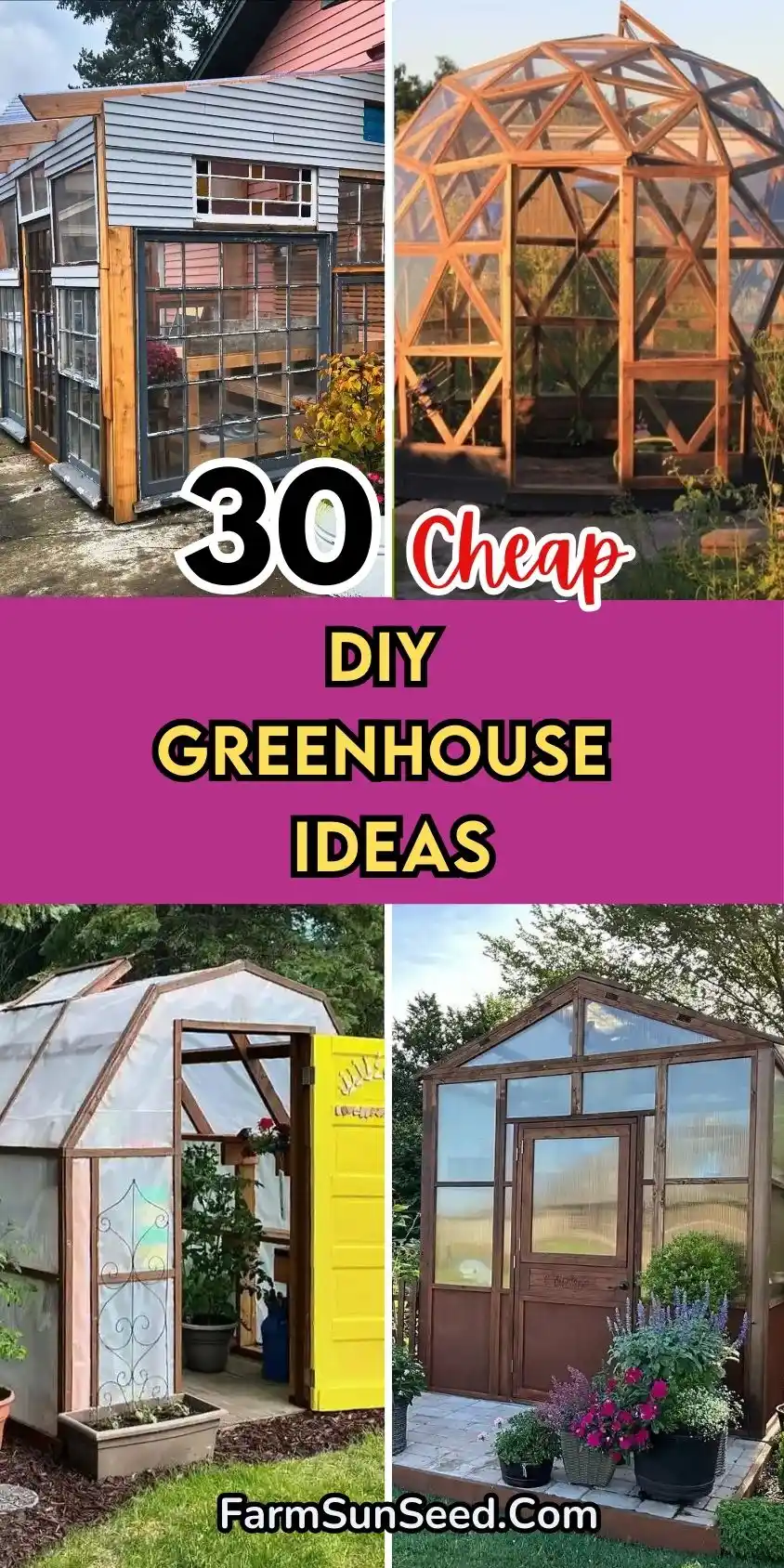 30 Cheap DIY Greenhouse Ideas That You Can Easily Recreate