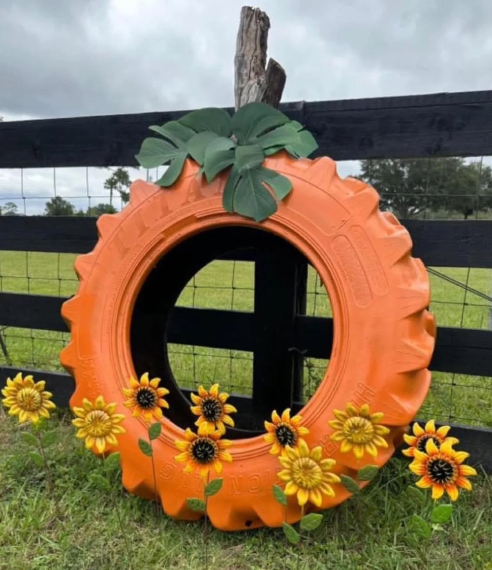 35 Brilliant DIY Tire Planter Ideas That'll Beautify Your Garden on a ...