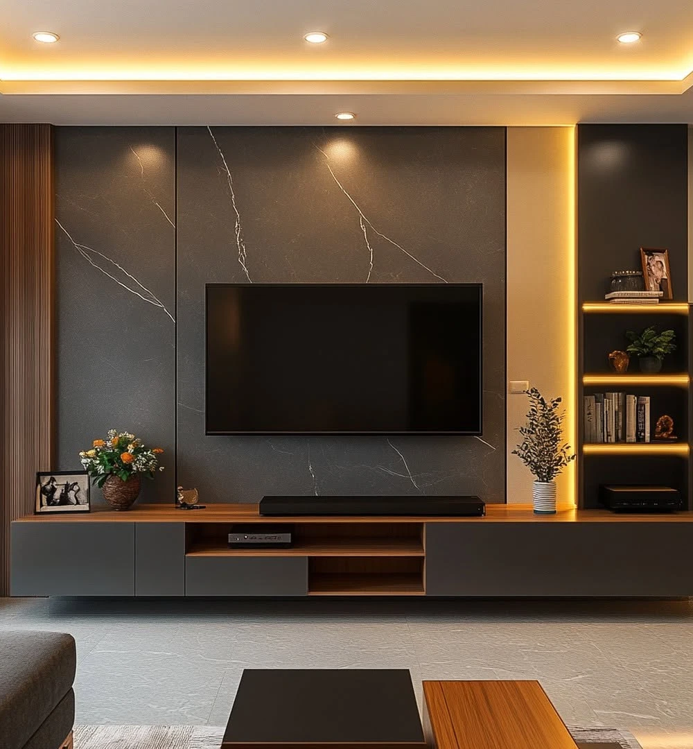 40 Most Stunning TV Unit Modern Designs for a Luxe Home Makeover