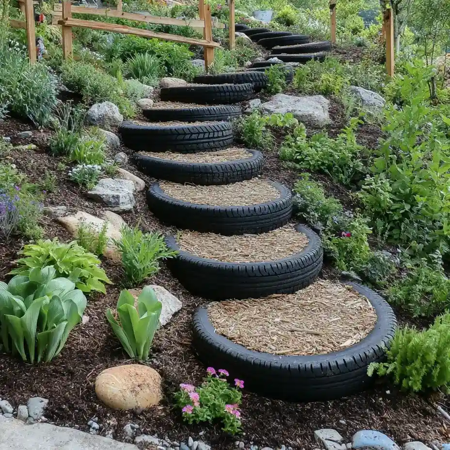 35 Brilliant DIY Tire Planter Ideas That'll Beautify Your Garden on a ...