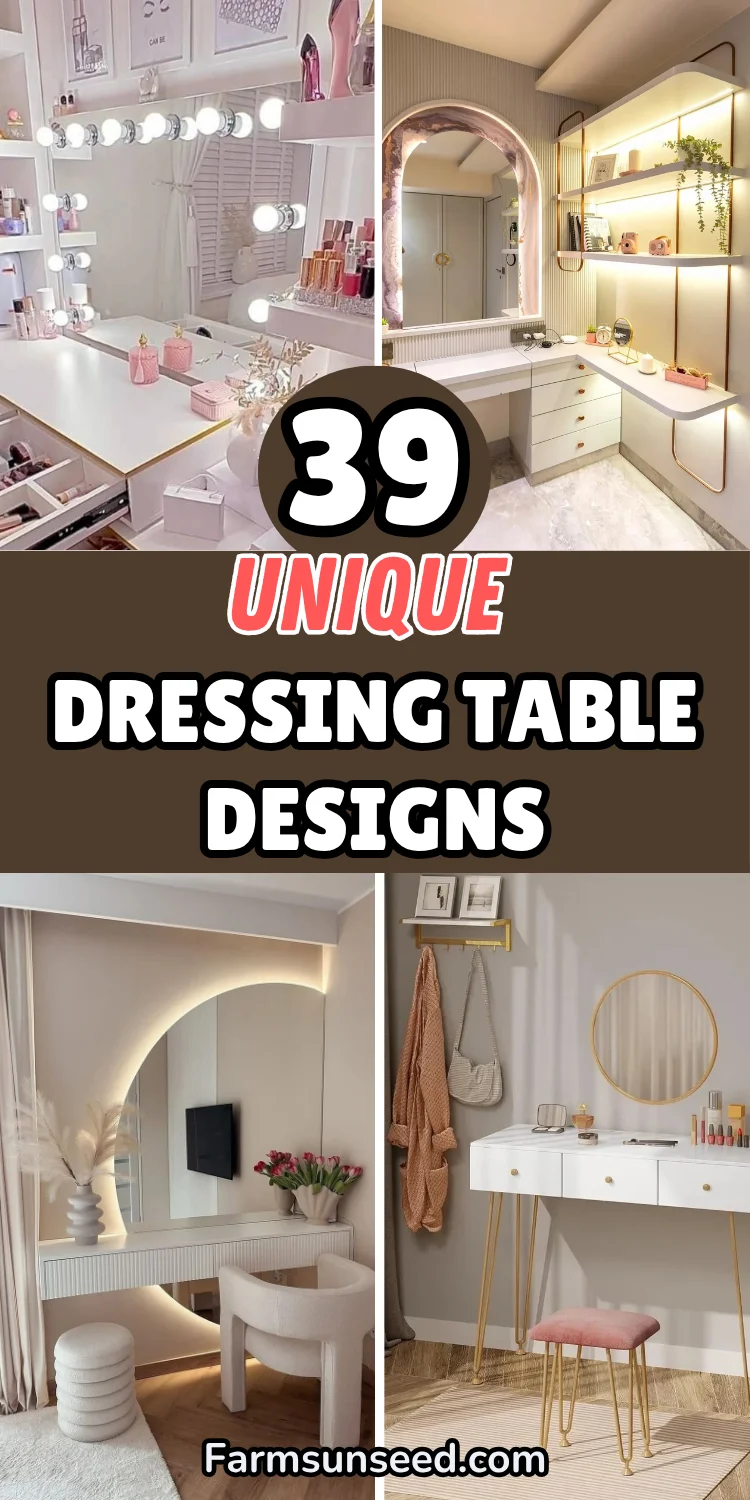 39 Dressing Table Ideas That Will Make You Redesign Your Entire Bedroom