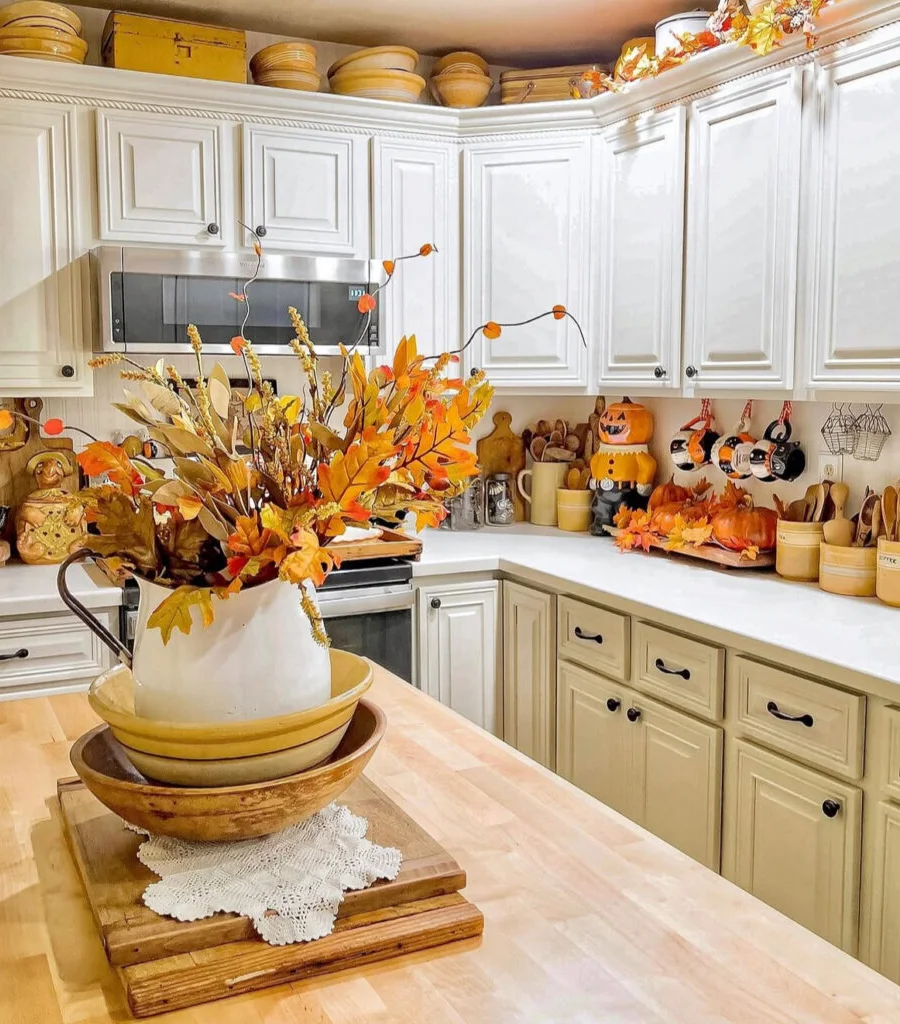 40 Cozy & Creative Fall Kitchen Decor Ideas That Will Instantly Wow ...